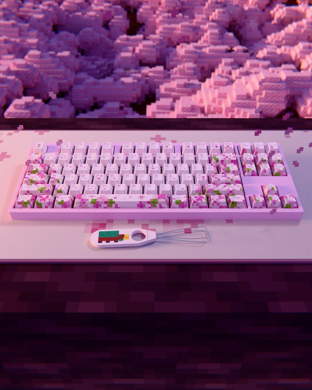 The Blossom Keycaps | Very Cool x Minecraft– Cool Shirtz