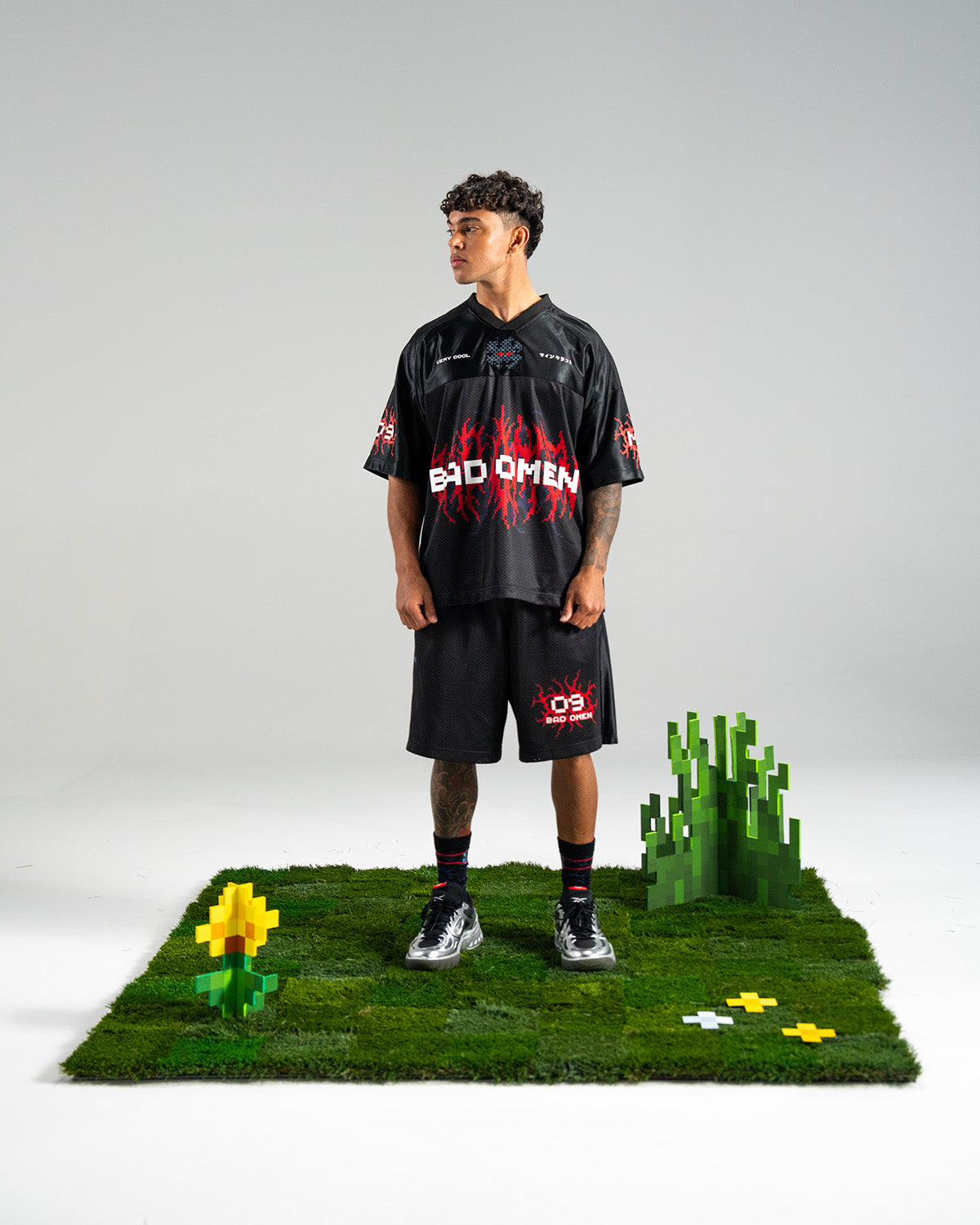 The Bad Omen Jersey | Very Cool x Minecraft– Cool Shirtz