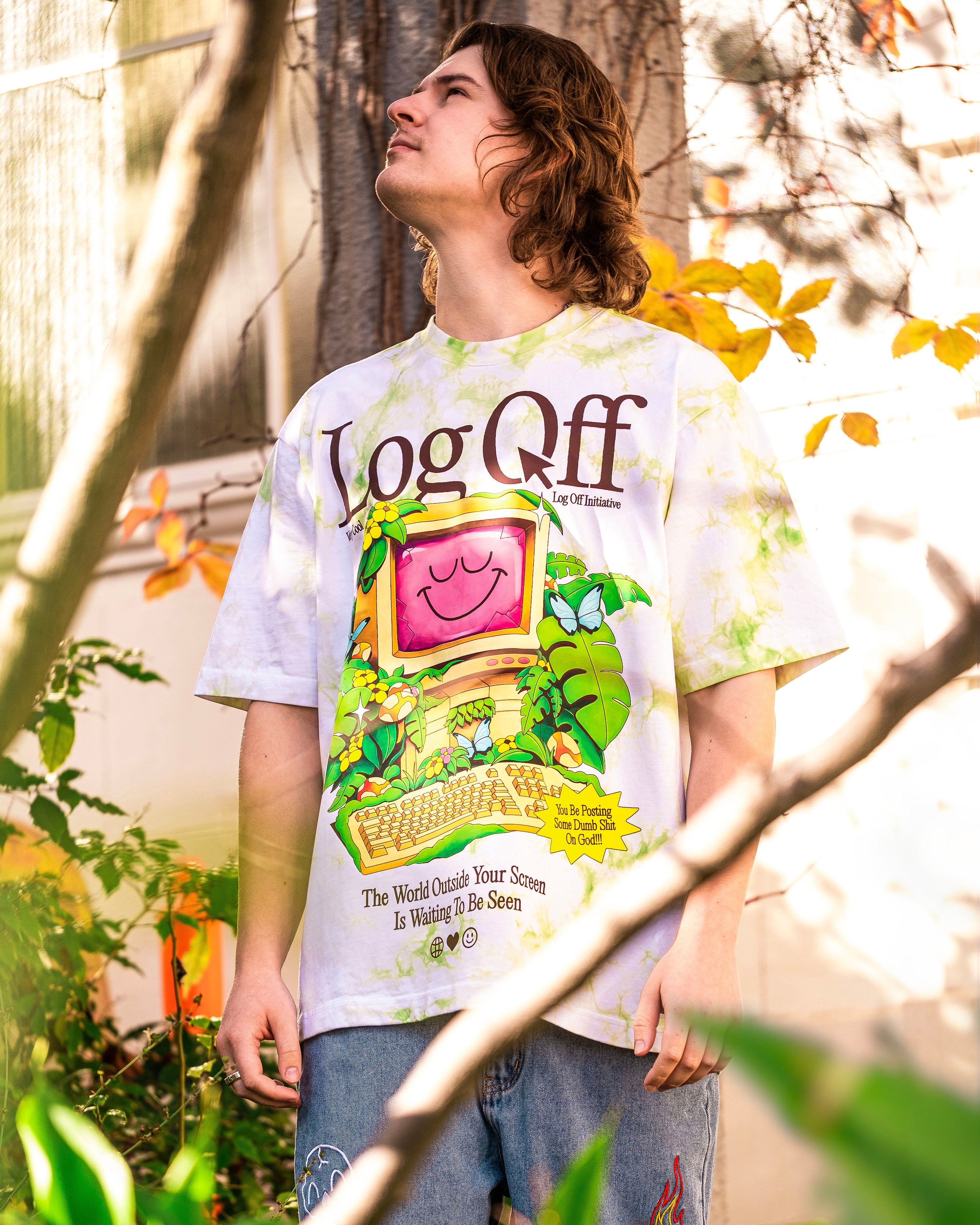 The Log Off Tee - Cool Shirtz