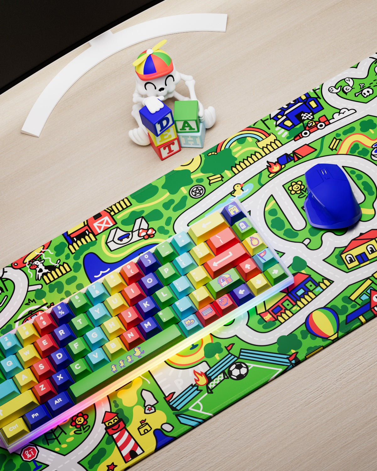 The Cool Town Keycaps– Cool Shirtz