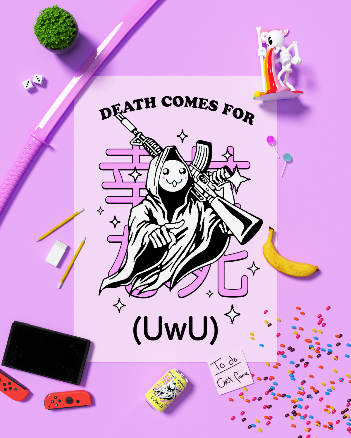 UwU Art Print– Cool Shirtz